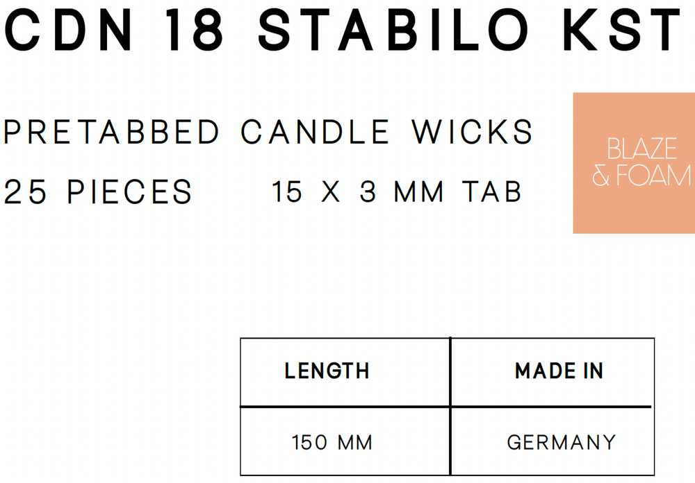 CDN Stabilo 18 -150mm Long (15mm x 3.8mm Tab)